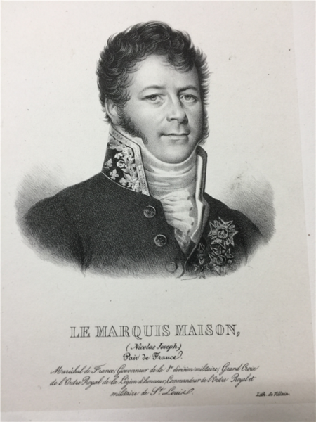 Nicolas-Joseph Maison, marshal, marquis, head of the Expeditionary ...