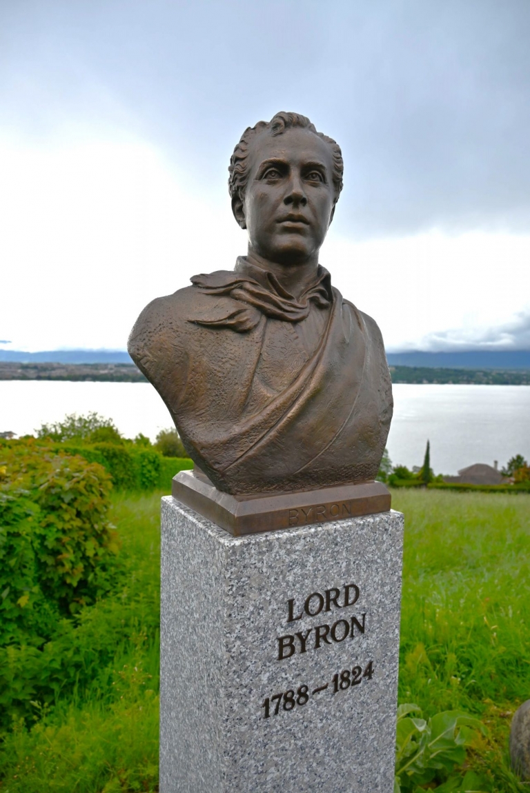 The Greek Consul in Geneva inaugurates an iconic bust of Lord Byron ...